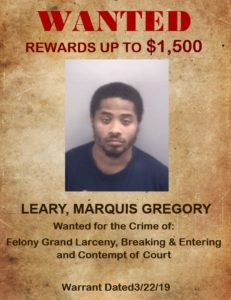 Leary, Marquis Gregory - Virginia Beach Crime Solvers